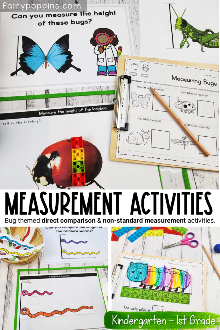 Engaging Bug-Themed Measurement Activities for Young Learners - Fairy ...