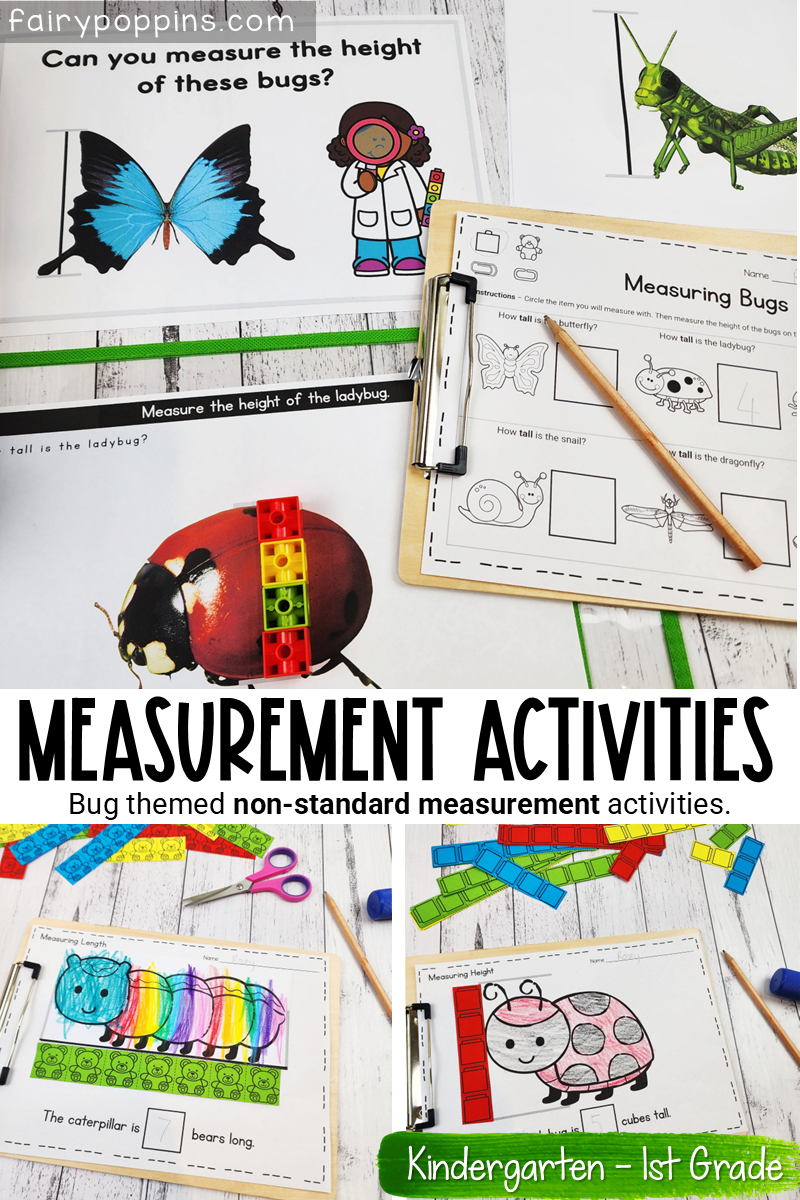 Engaging Bug-Themed Measurement Activities for Young Learners - Fairy ...