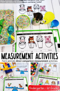 Farm Animal Measurement Activities for Young Learners - Fairy Poppins