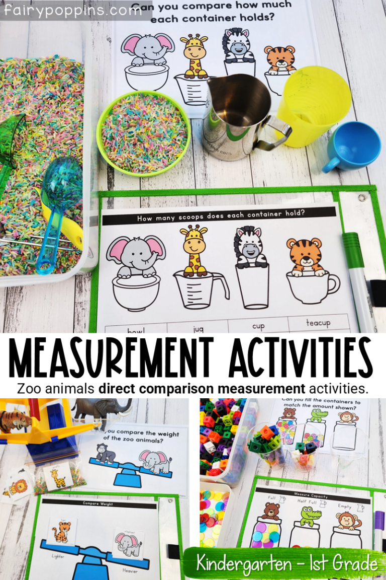 Engaging Zoo Animal Measurement Activities for Young Learners - Fairy ...