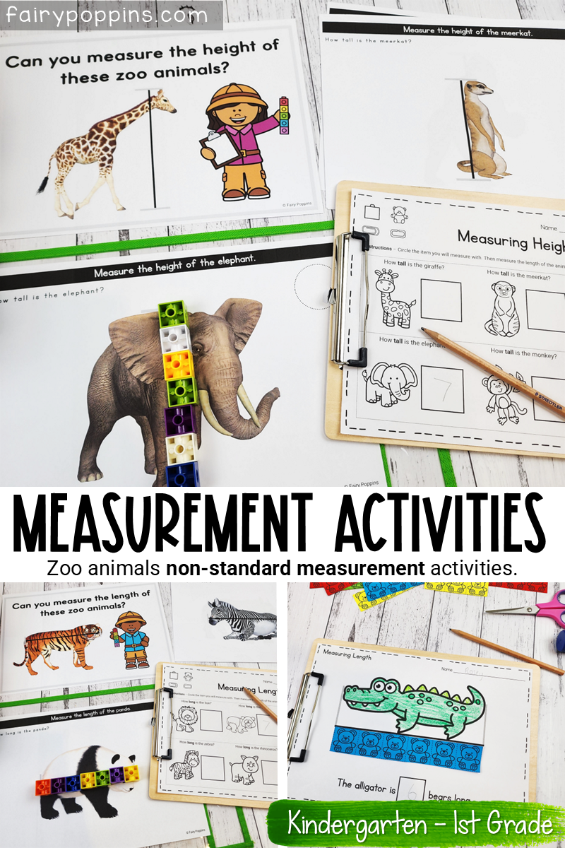 Engaging Zoo Animal Measurement Activities for Young Learners - Fairy ...