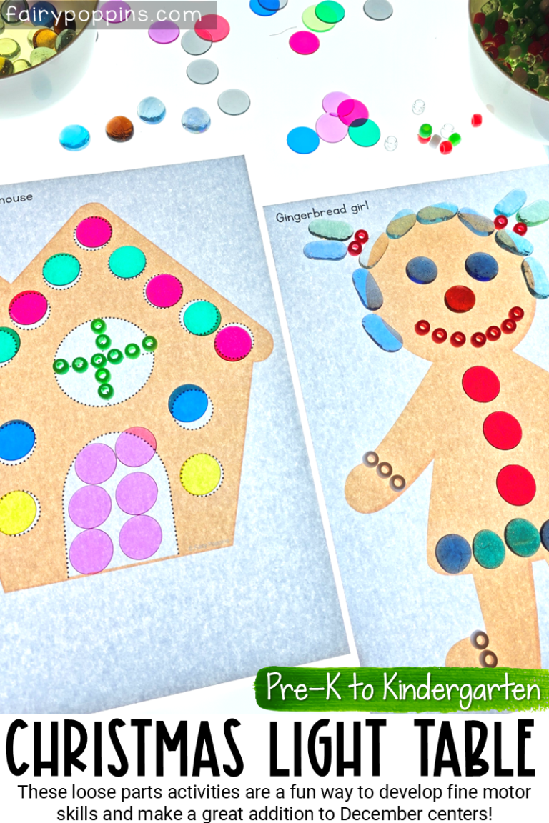 Enhance Fine Motor Skills with Christmas Light Table Activities - Fairy ...