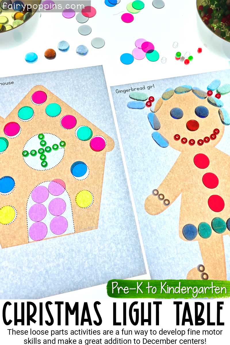 Enhance Fine Motor Skills with Christmas Light Table Activities - Fairy ...