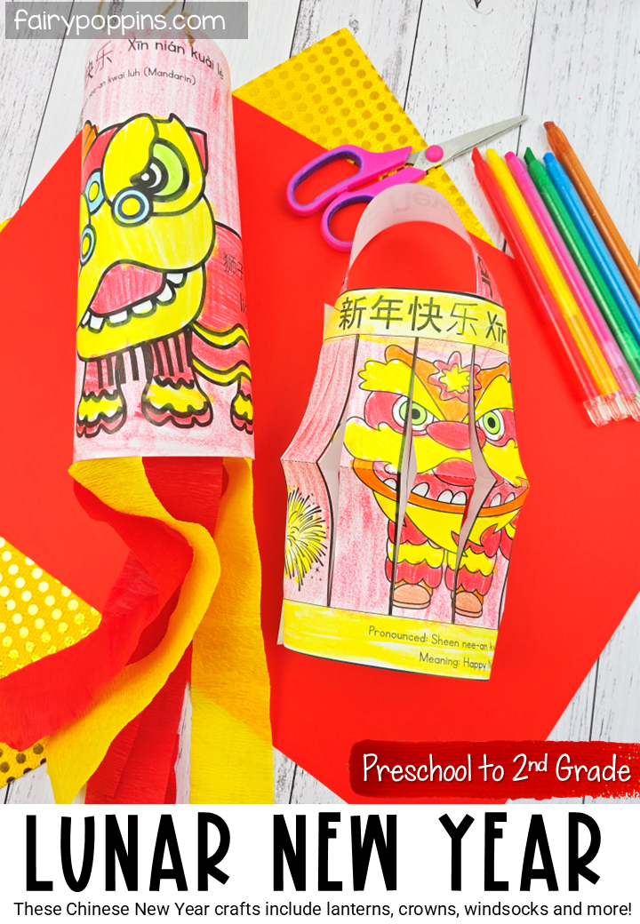 Fun and Easy Chinese Lunar New Year Crafts for Kids - Fairy Poppins