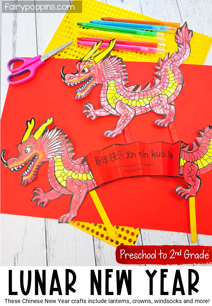 Fun and Easy Chinese Lunar New Year Crafts for Kids - Fairy Poppins