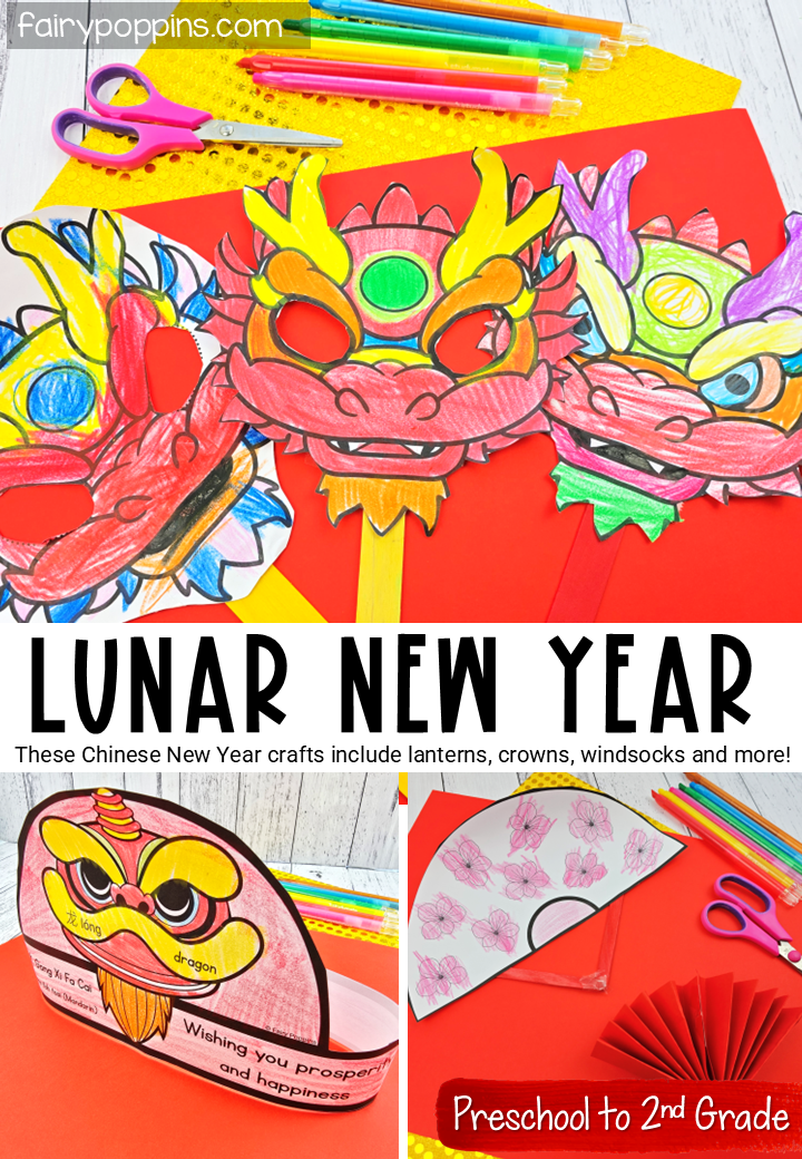 Fun and Easy Chinese Lunar New Year Crafts for Kids - Fairy Poppins