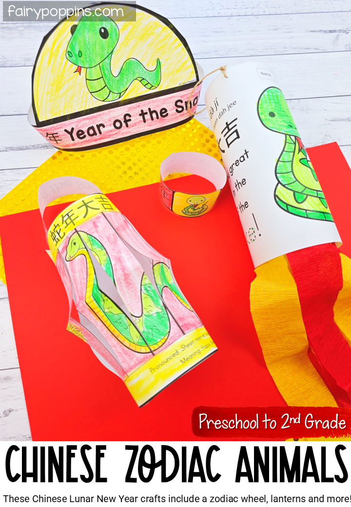 Discover the Chinese Zodiac Animals with Engaging Lunar New Year Crafts ...