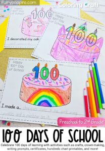 100th Day of School Ideas, Crafts and Activities - Fairy Poppins