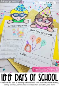 100th Day of School Ideas, Crafts and Activities - Fairy Poppins