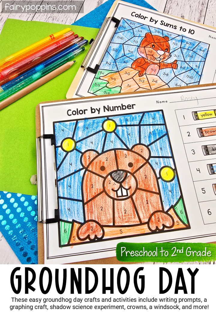 Easy Groundhog Day Crafts and Activities for Kids - Fairy Poppins