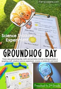 Easy Groundhog Day Crafts and Activities for Kids - Fairy Poppins