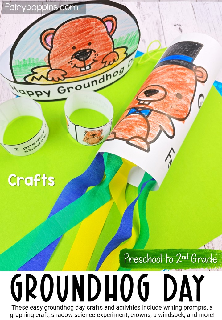 Easy Groundhog Day Crafts and Activities for Kids - Fairy Poppins