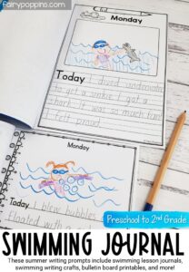 Dive into Summer Writing: Engaging Swimming Prompts and Crafts - Fairy ...