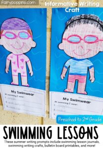 Dive into Summer Writing: Engaging Swimming Prompts and Crafts - Fairy ...