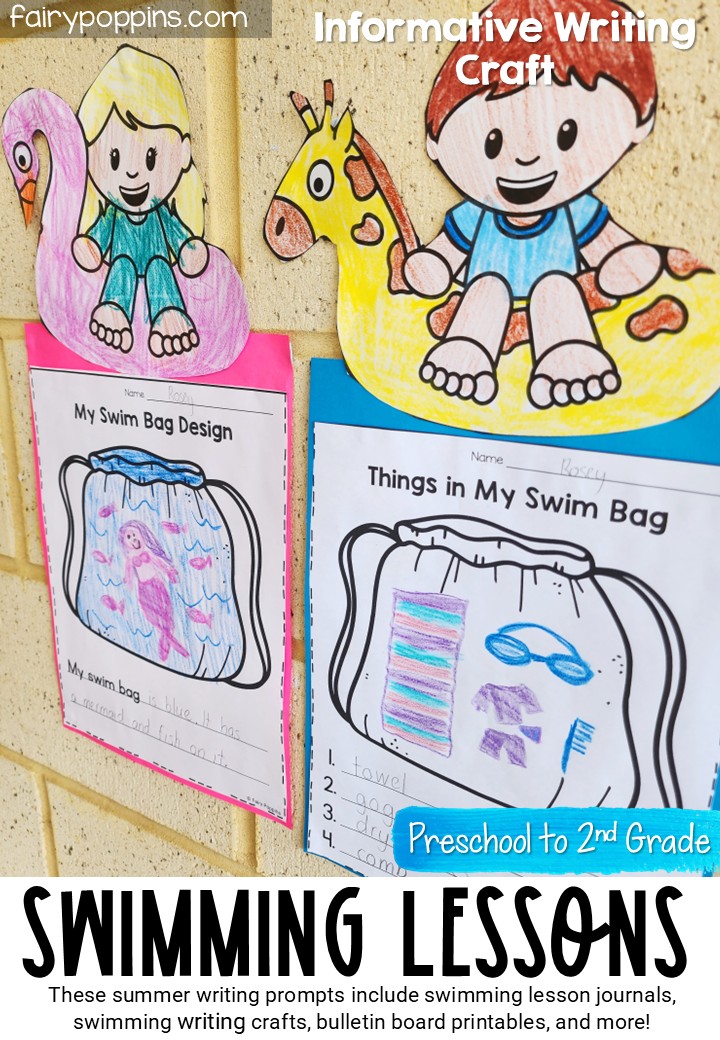 Dive into Summer Writing: Engaging Swimming Prompts and Crafts - Fairy ...