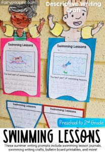 Dive into Summer Writing: Engaging Swimming Prompts and Crafts - Fairy ...