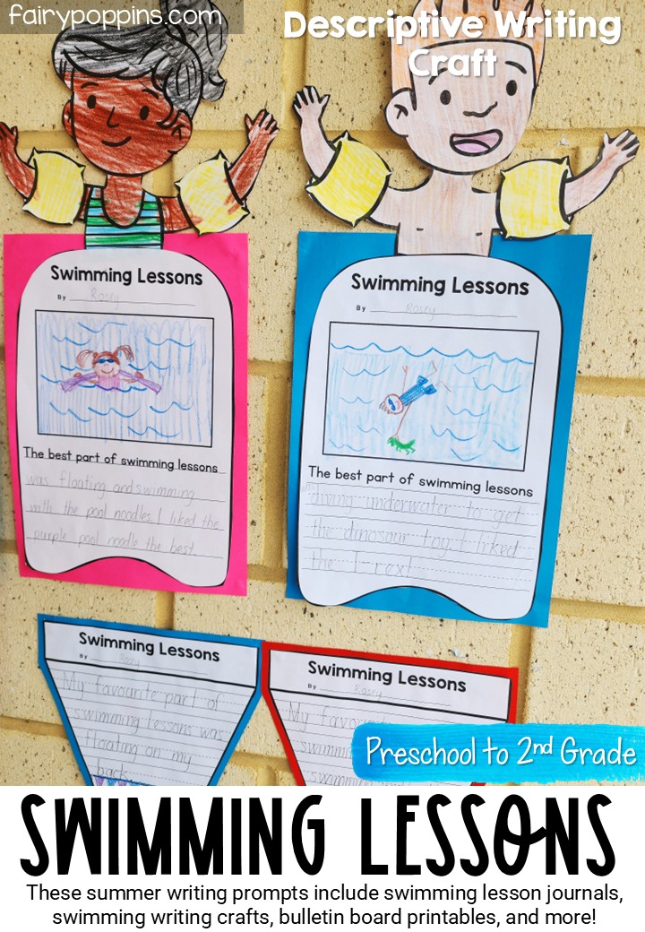Dive into Summer Writing: Engaging Swimming Prompts and Crafts - Fairy ...