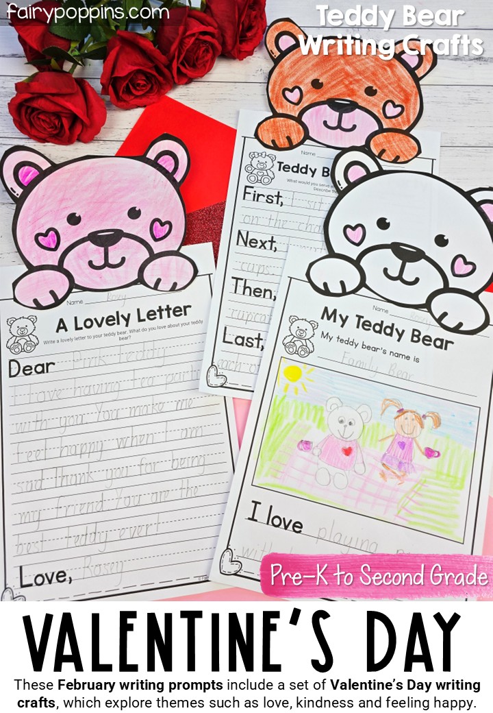 February Writing Prompts for Valentine's Day - Fairy Poppins