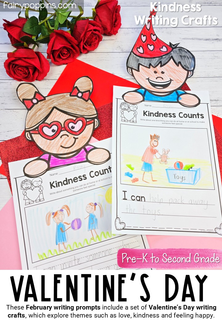 February Writing Prompts for Valentine's Day - Fairy Poppins