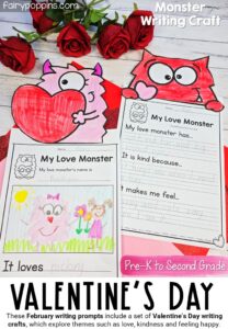 February Writing Prompts for Valentine's Day - Fairy Poppins