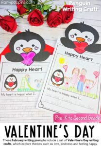 February Writing Prompts for Valentine's Day - Fairy Poppins