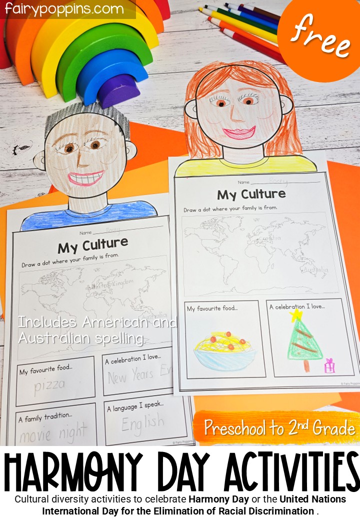 Harmony Day Activities and Cultural Diversity Activities for Early ...