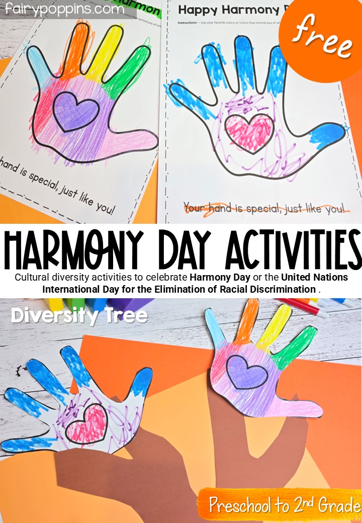 Harmony Day Activities and Cultural Diversity Activities for Early Years - Fairy Poppins