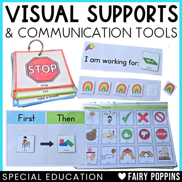 How to Use Visual Supports in the Classroom - Fairy Poppins