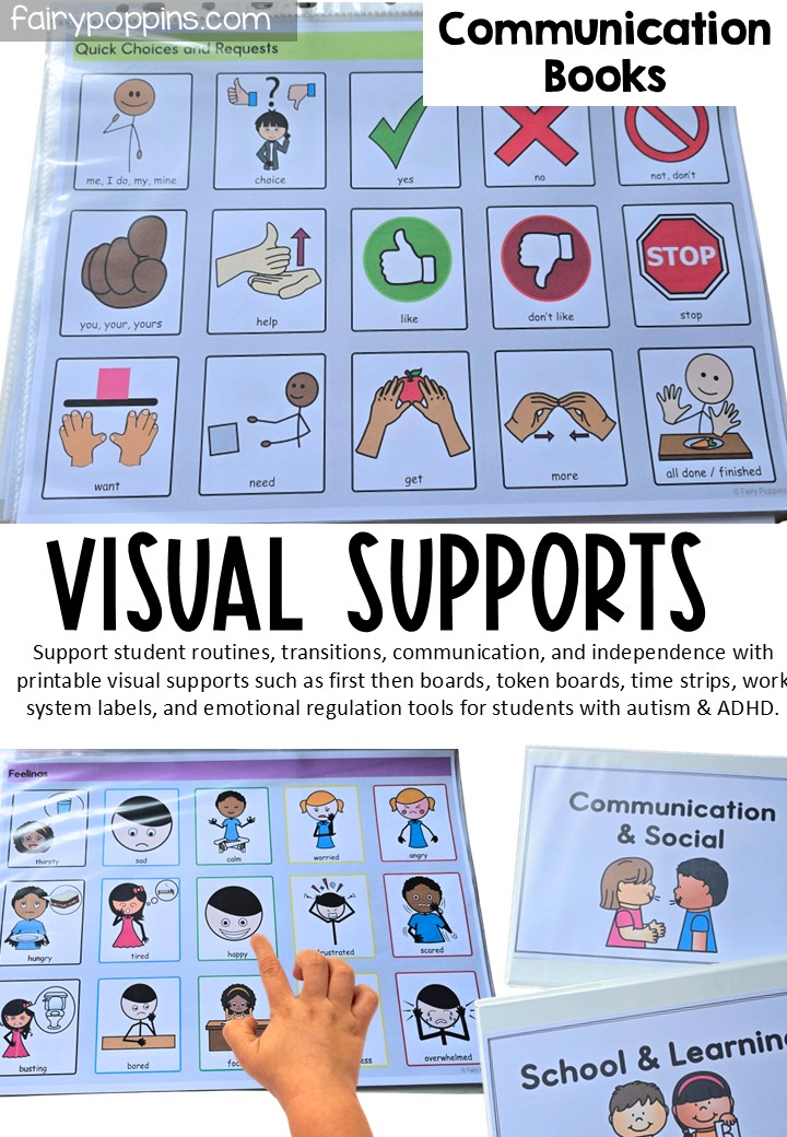 How to Use Visual Supports in the Classroom - Fairy Poppins