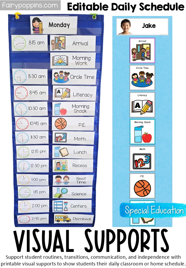 How to Use Visual Supports in the Classroom - Fairy Poppins